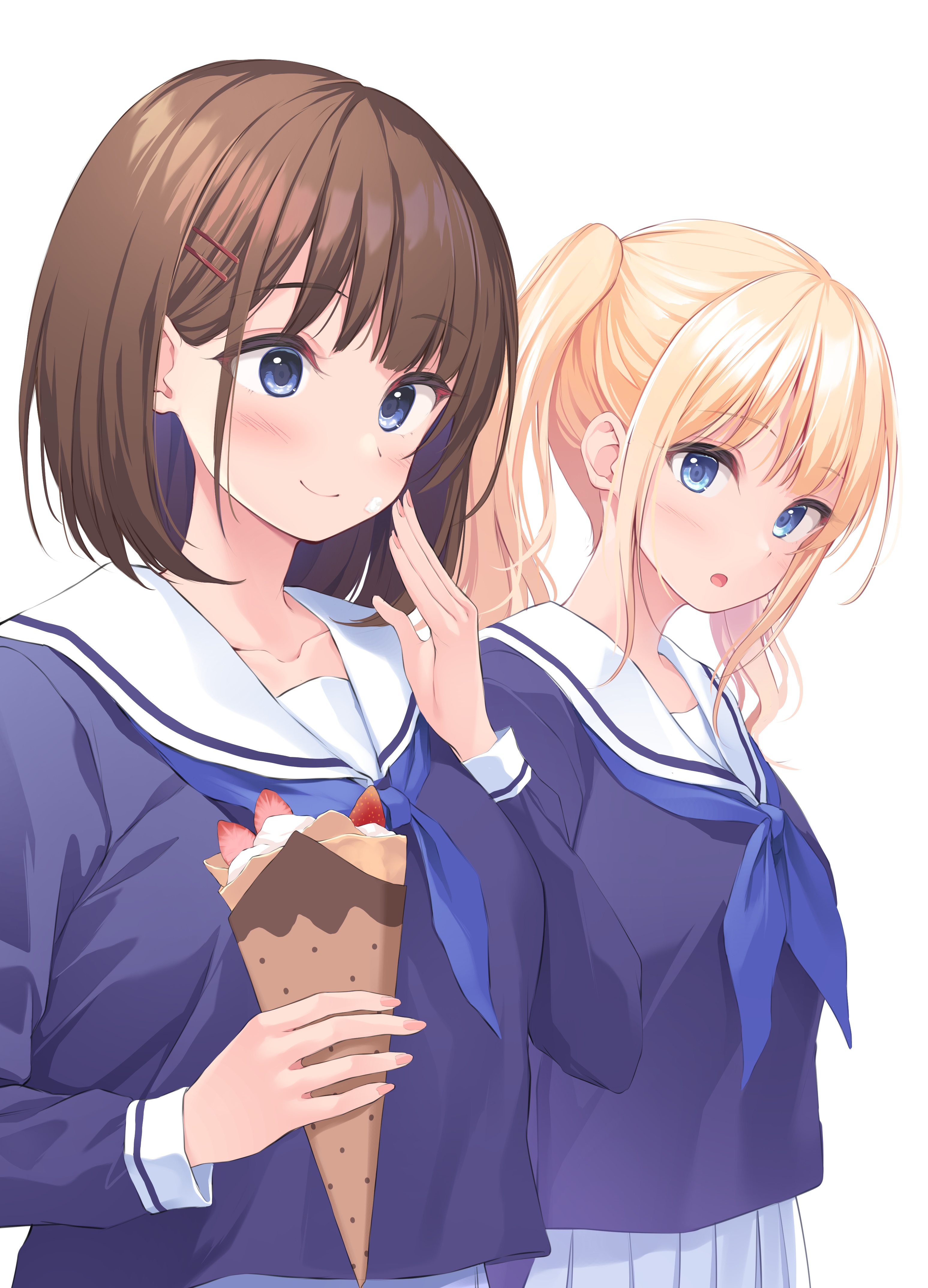 pasdar cream seifuku yuri | #1190393 | yande.re